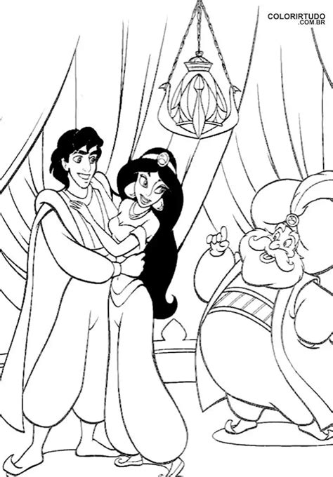 Dibujo De La Princesa Jasmine Y Aladdin 570x570 Dibujo De La Princesa Jasmine Y Aladdin 570x570