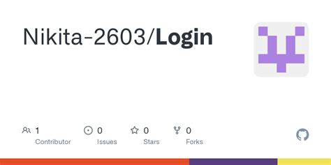 Github Nikita 2603login