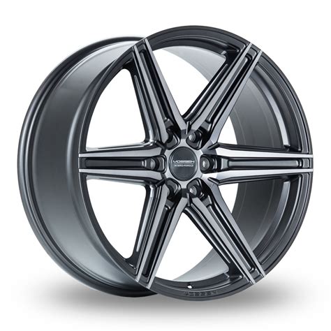Vossen Hf6 2 Tinted Matt Gunmetal 22 Alloy Wheels Wheelbase