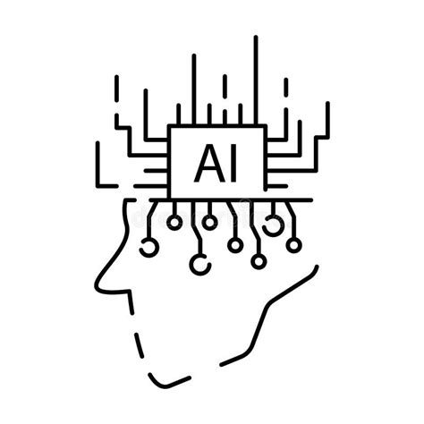 Artificial Intelligence Related Vector Line Icon Contains Such Icons