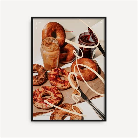 Delicious 빵 파리 유럽감성 빈티지 사진 포스터 톤오브이