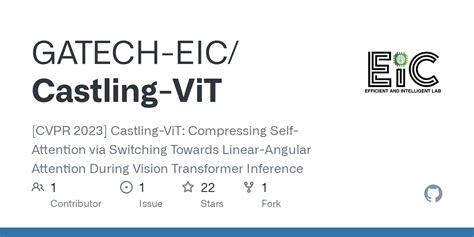 Github Gatech Eiccastling Vit Cvpr 2023 Castling Vit Compressing