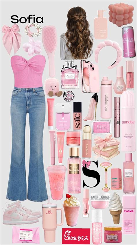 Sofia Pink Asesthetic Shufflefyp In 2025 Cute Preppy Outfits