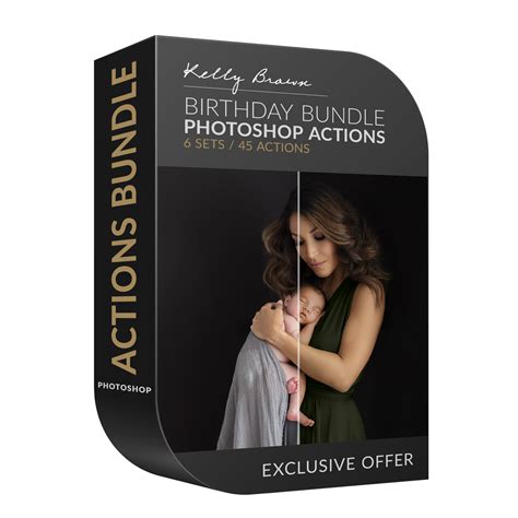 Photoshop Actions Bundle Newborn Posing