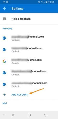 Android 및 Iphone용 Outlook 앱에서 여러 계정을 추가하는 방법