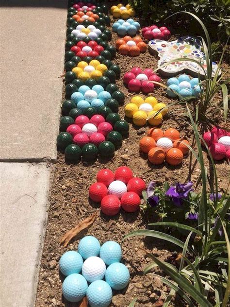 22 Golf Ball Crafts Garden Ideas For This Year Sharonsable