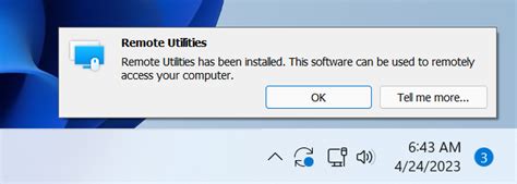 Connection Alerts Remote Utilities