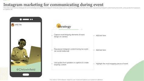 Enterprise Event Communication Guide Instagram Marketing For Communicating During Event Ppt