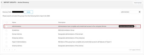 Import Active Directory Groups Into The Syncfusion Ums