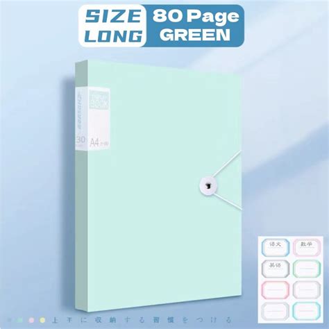 Clear Folder Long Clear Book Long Display Book Pages Protective File Case