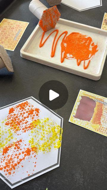 Selin ~ 🎨 🖍️ Reception Class Teacher 🖍️ 🎨 On Instagram Diy Honeycomb Stampers 🍯 🐝