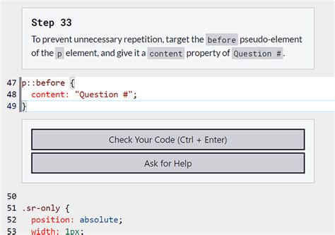 HTML CSS Quiz Step HTML CSS The FreeCodeCamp Forum