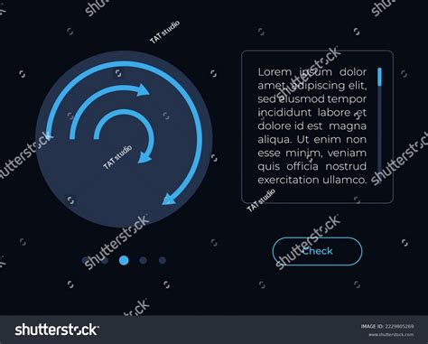 Rotating Arrows Chart Ui Element Template Stock Vector Royalty Free 2229805269 Shutterstock
