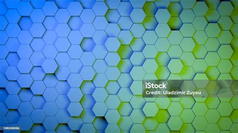 3d 육각형 추상적 인 배경 컬러 그리드 벌집 질감 디지털 미래 표면 기술 컴퓨터 네트워크 개념 3차원 형태에 대한 스톡 사진 및 기타 이미지 Istock
