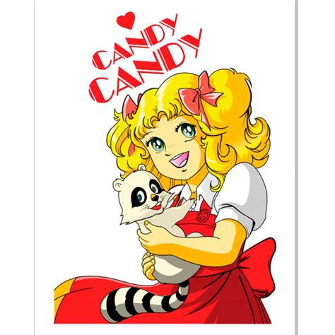 Candy Candy Vectores De Anime Para Estampar Camisetas Personalizadas Con El Curso De