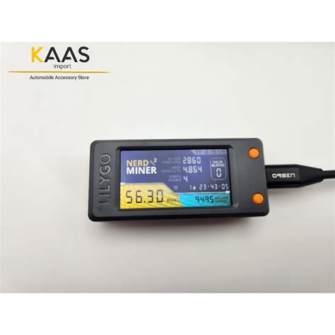 Nerd Miner V2 T Display S3 Mini Bitcoin Miner Btclottery เครื่องขุดบิทคอยน์ขนาดเล็ก กินไฟน้อย