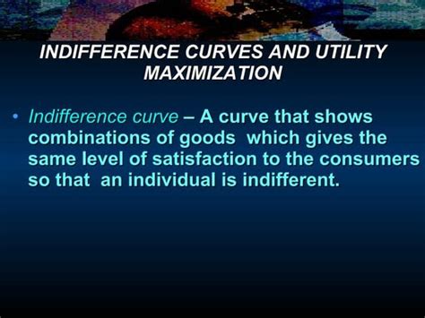 Indifference Curve And Budget Line Pdf