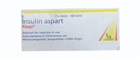Fiasp 100iu Insulin Aspart Injection 100 Iu Ml At ₹ 1868 Piece In Hyderabad