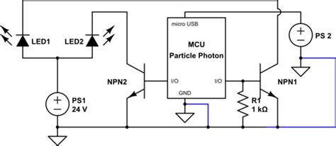 Microcontroller Which Type Of Transistor For Pulsing Led Strip Electrical Engineering Stack
