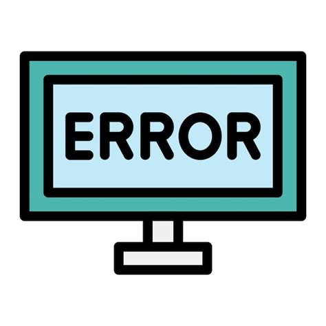 Premium Vector Error Vector Icon Design Illustration