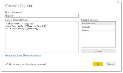 solved simple calculated date field using if is not worki microsoft fabric community