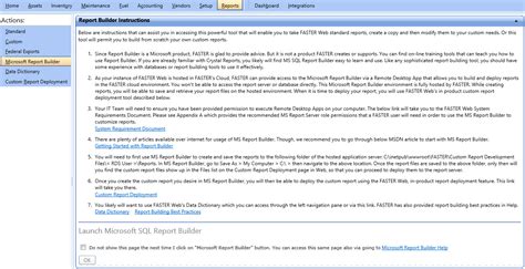 Microsoft Report Builder