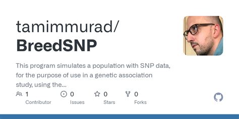 Github Tamimmuradbreedsnp This Program Simulates A Population With
