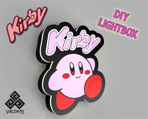 Kirby Lightbox Lamp By Valda3d Download Free Stl Model