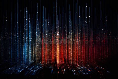 Digital Code Background Abstract Digital Abstract Futuristic