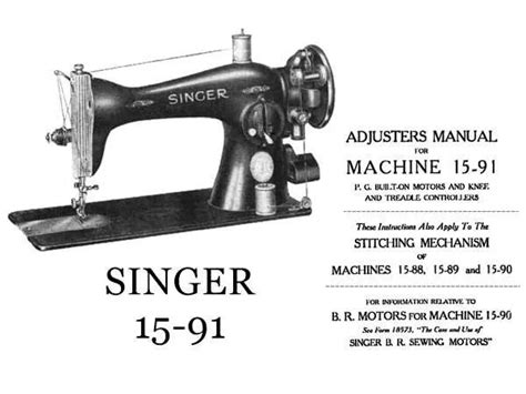 Singer Sewing Machine Diagram Parts Guide