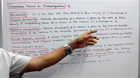 Electromagnetism Part 02 Important Terms In Electromagnetism Youtube