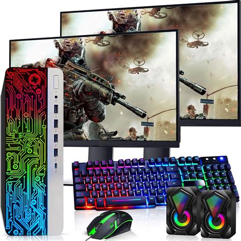 Amazon Com HP ProDesk RGB Desktop PC Intel Core I Th Gen GB DDR Ram GB SSD Dual