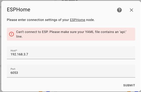 Cant Add Esphome Device Connected Via Wireguard Esphome Home Assistant Community