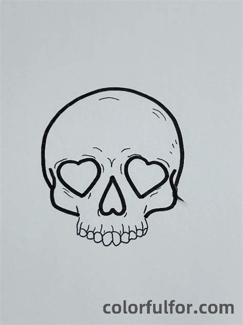 28 Cute Easy Skull Drawing Ideas Colorfulfor