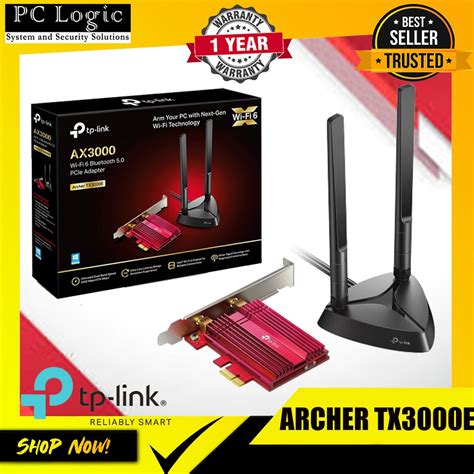 ARCHER TX3000E AX3000 DUAL BAND WIFI6 BLUETOOTH 5 0 MU MIMO PCI EXPRESS ADAPTER Shopee