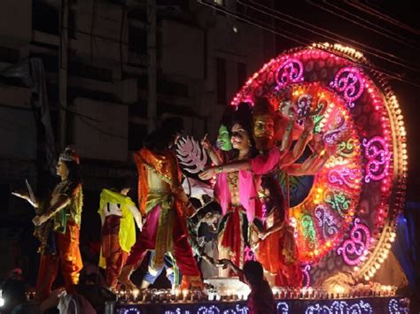Tableaux Came Out On Ganesh Idol Immersion In Chhattisgarh Raipur See