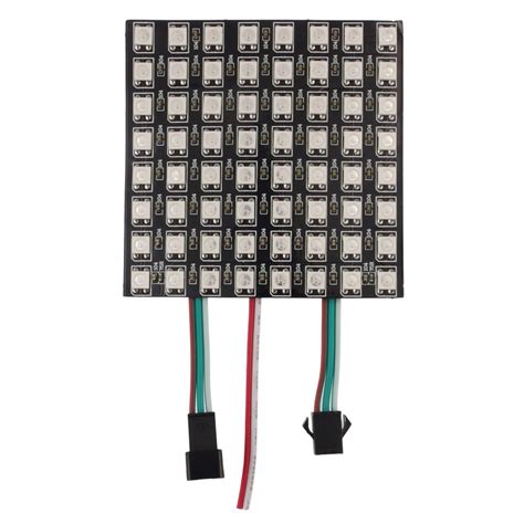 flexible 8x8 led matrix with ws2812b leds kamami on line store