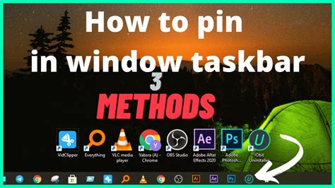 How To Pin Taskbar Window 10 Easy Methods Taskbar YouTube