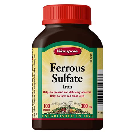 Ferrous Sulfate 300 Mg Wampole