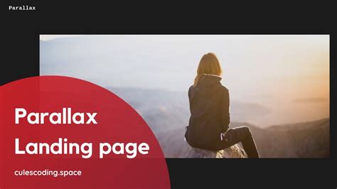 How To Create A Beautiful Parallax Landing Page With Jarallaxjs Html