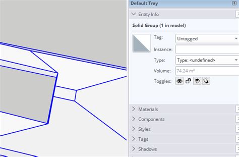 Volume Of A Group Sketchup Sketchup Community