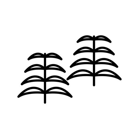 Fern Vector Icon 13004502 Vector Art At Vecteezy