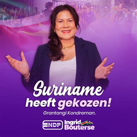 Ingrid Bouterse Behaalt 5764 Stemmen Bij De Verkiezingen Dagblad Suriname