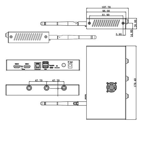 Cm4 Io Case For Raspberry Pi Compute Module 4 Pishop Ca