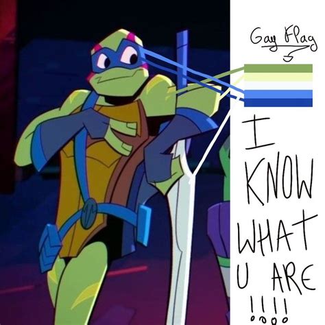 I Know What You Are Leo Gay Tmnt Teenage Mutant Ninja Turtles Art South Park Funny