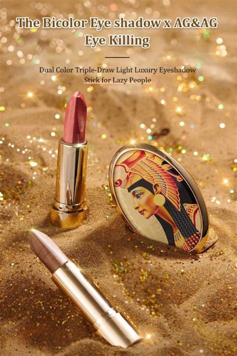 Light Luxury Dual Color Gradient Eyeshadow Stick Pearlescent Lazy Eyeshadow Stick Lazada
