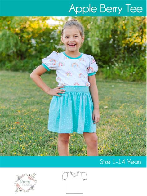 peony patterns apple berry tee print at home pattern and tutorial 2