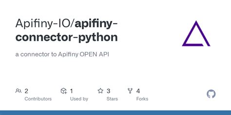 GitHub Apifiny IO Apifiny Connector Python A Connector To Apifiny OPEN API