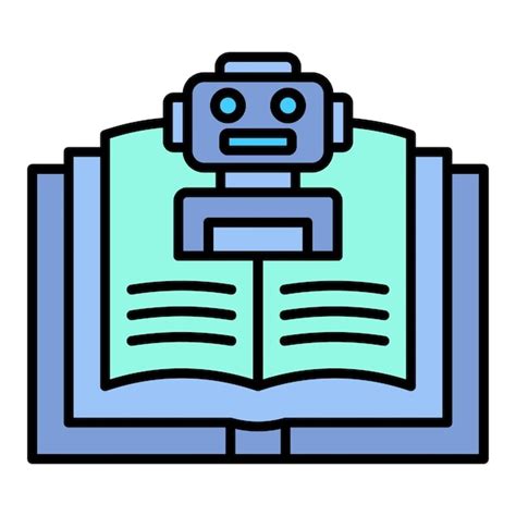 머신러닝 아이콘 프리미엄 벡터