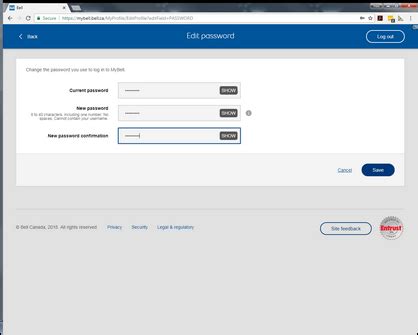 How To Update Your Mybell Password